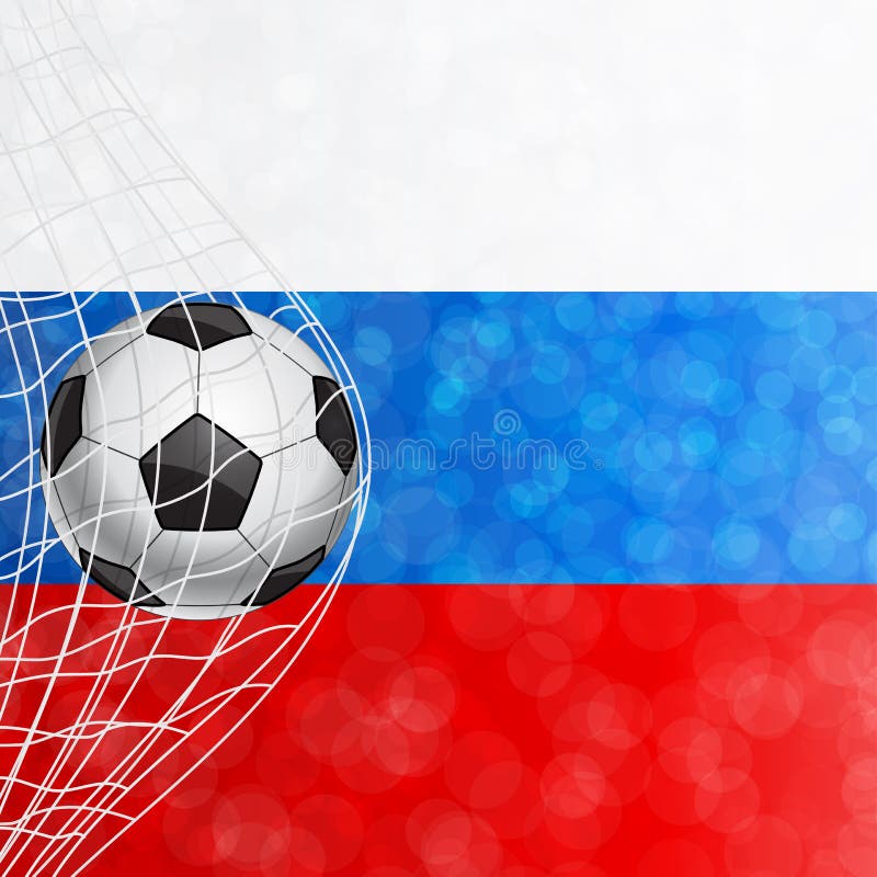 Soccer Ball in a Grid stock vector. Illustration of poster - 113149359