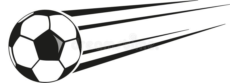Soccer Ball Icon in Motion. Vector Illustration Stock Image ...