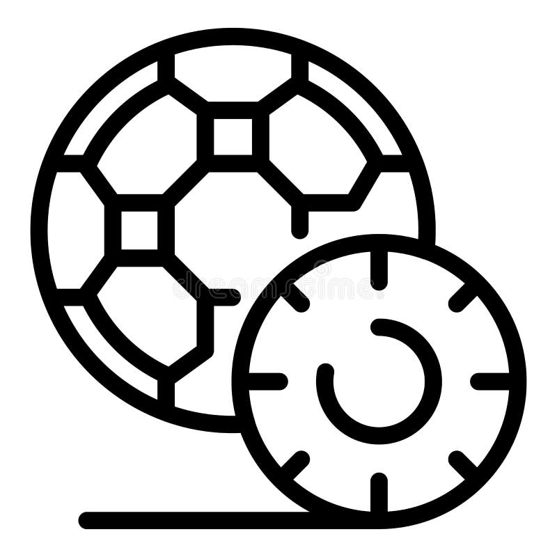 Soccer Ball Icon Outline Vector. Field Stadium Stock Vector ...