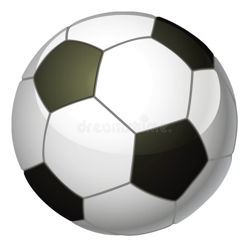 Soccer ball stock vector. Illustration of circle, play - 23670217