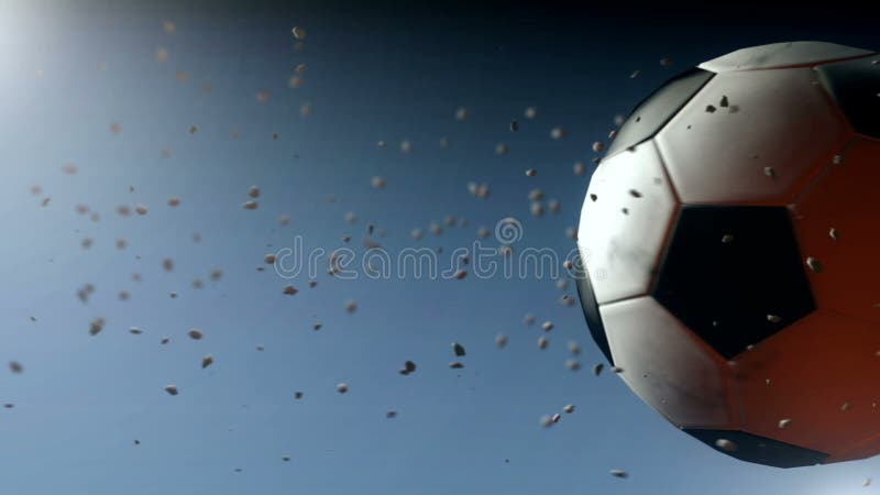 Soccer ball intro stock video. Video of competition, corner - 43791345