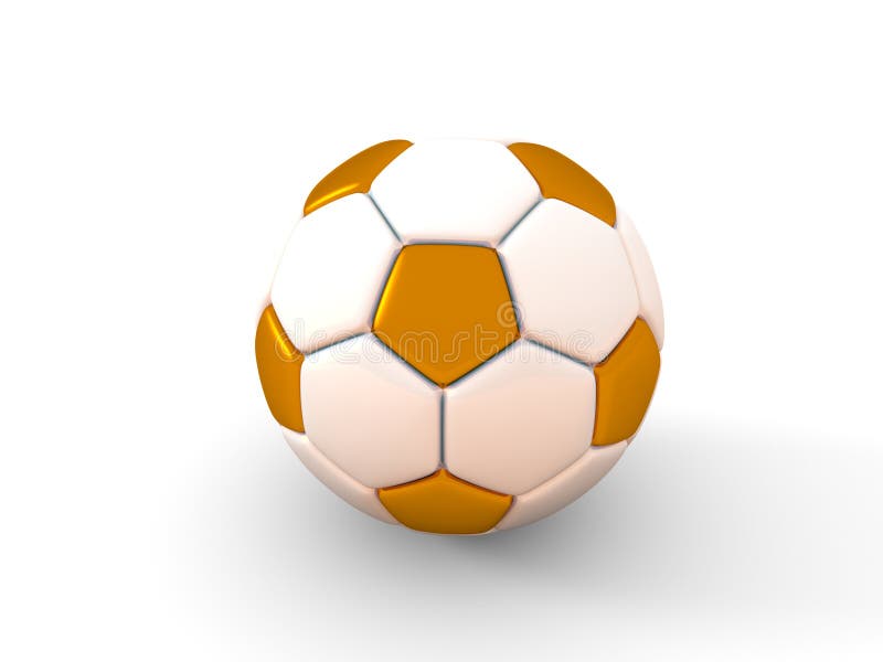 Soccer Ball. Isolated Object On White Background. 3d Render Stock Photo ... Soccer Ball. Isolated Object On White Background. 3d Render Stock Photo ...