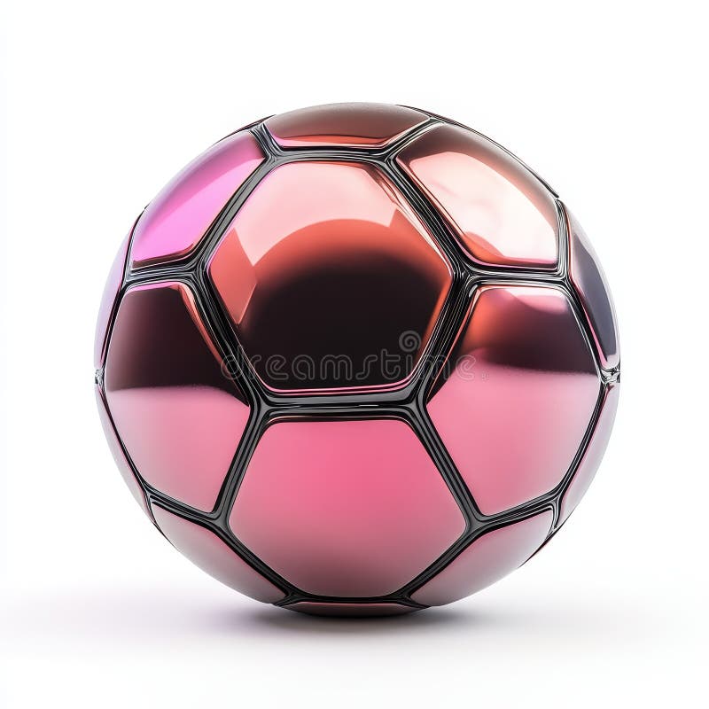 Soccer Ball Isolated on White Background Stock Illustration ...