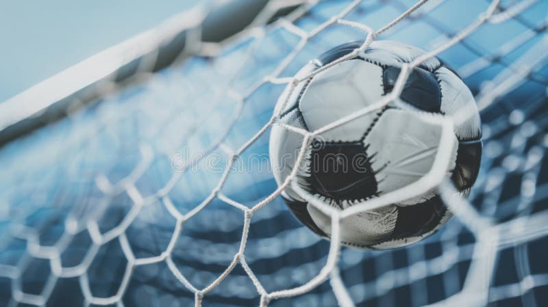 Goal Scored in Soccer Match. AI Generated Stock Image - Image of ...
