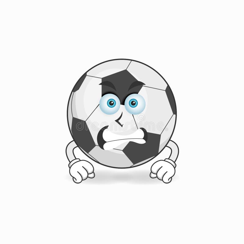 Angry Funny Soccer Ball Stock Illustrations – 454 Angry Funny Soccer ...