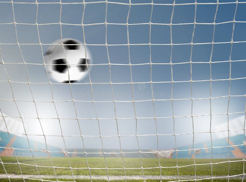 Soccer net stock image. Image of soccer, goal, sport - 25438423