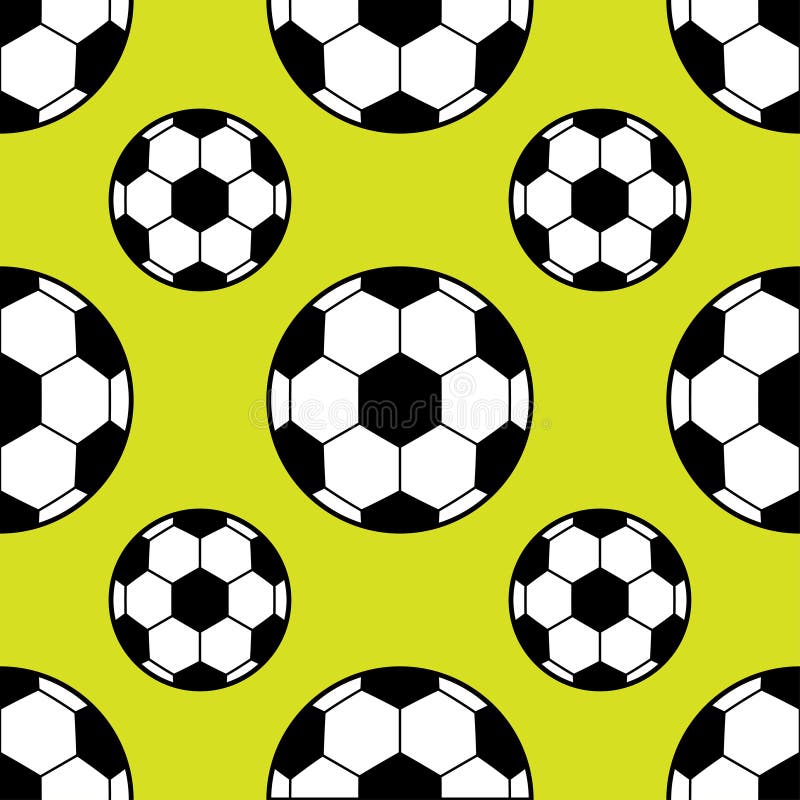 Soccer ball pattern. stock vector. Illustration of graphic - 115366853