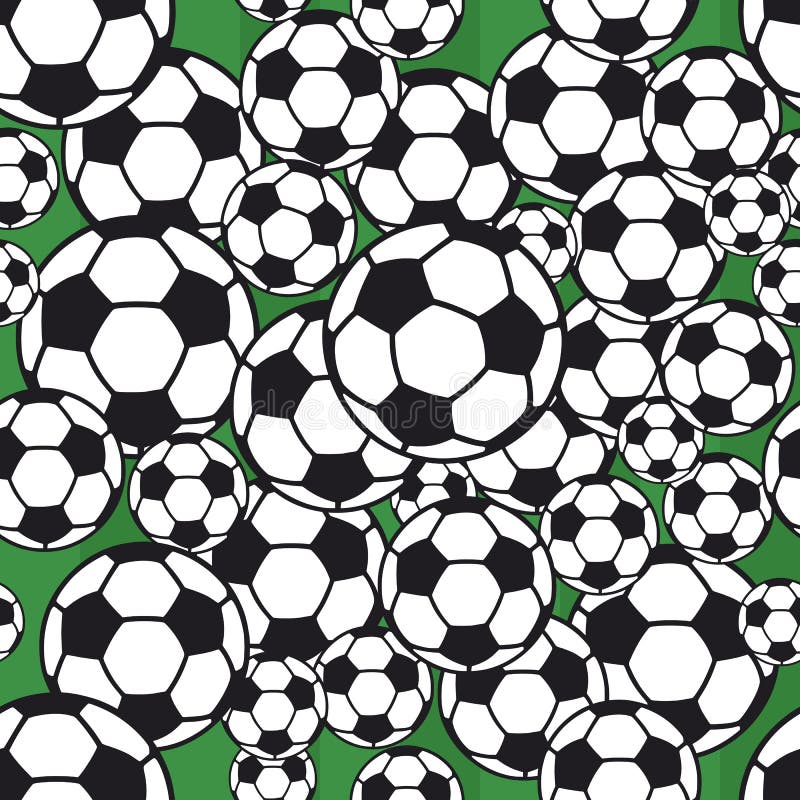 Soccer ball pattern stock vector. Illustration of expert - 36113208