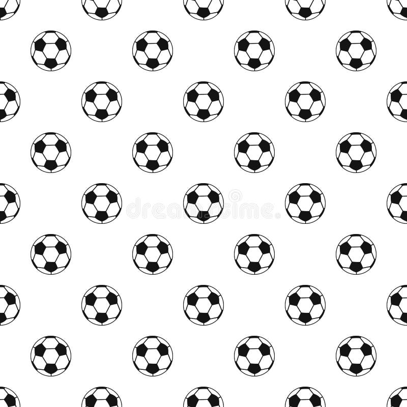 Soccer ball pattern vector stock vector. Illustration of equipment ...