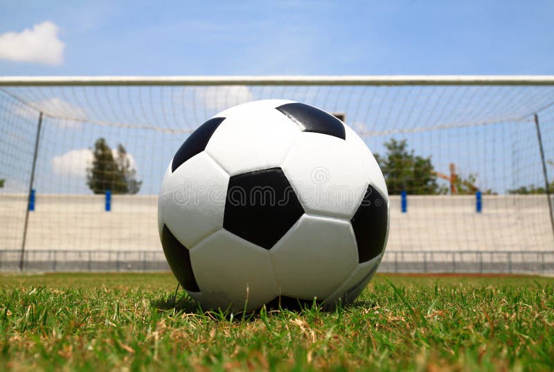 Soccer ball on penalty stock image. Image of human, expressions - 24959715