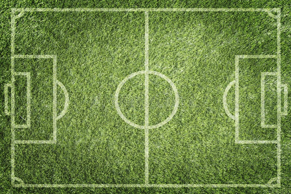 A Soccer Ball on Playing Field Stock Image - Image of shot, match ...