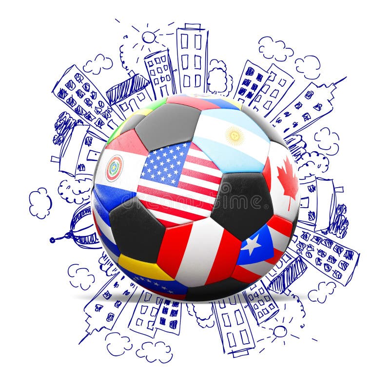 Soccer stock photo. Image of flag, object, inspiration - 119324716