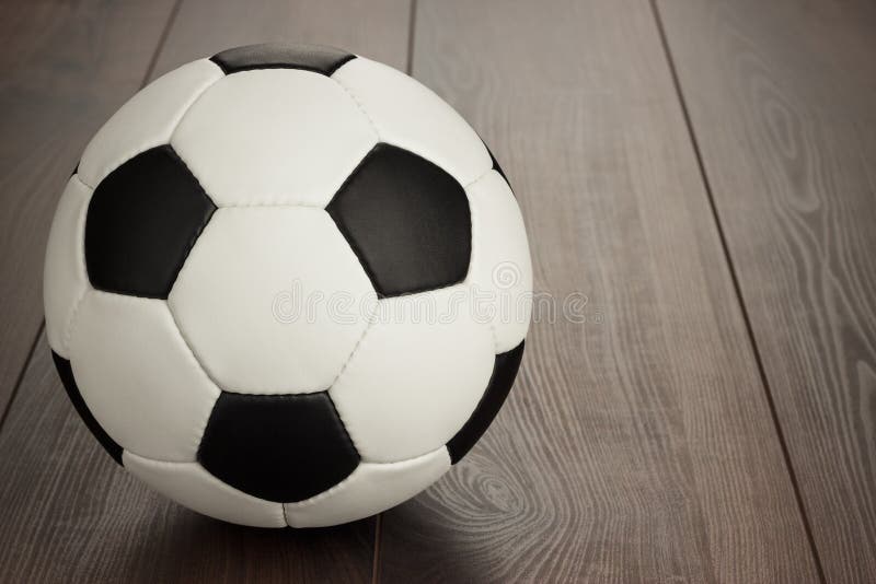 Soccer ball on the table stock photo. Image of ball - 103206740