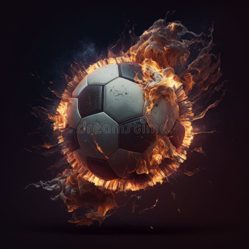 Soccer Ball Fire Vortex Stock Illustrations – 73 Soccer Ball Fire ...