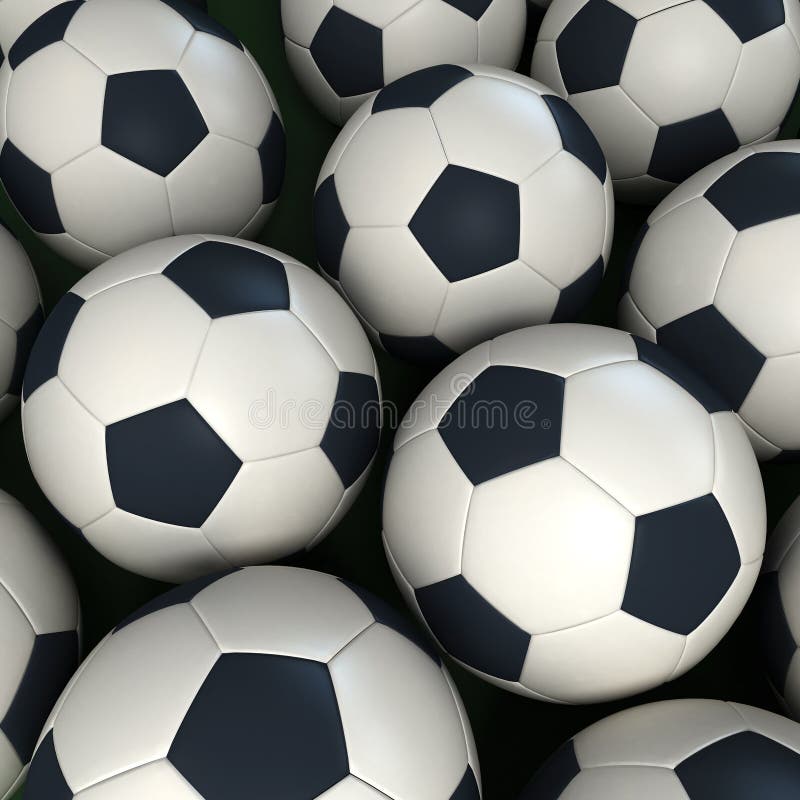 Falling balls stock illustration. Illustration of soccer - 2268700