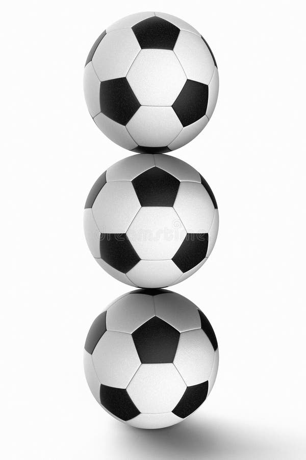 Soccer Balls stock illustration. Illustration of pentagon - 63059611