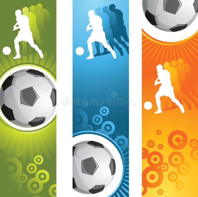 Soccer banner stock vector. Illustration of entertainment - 9779669