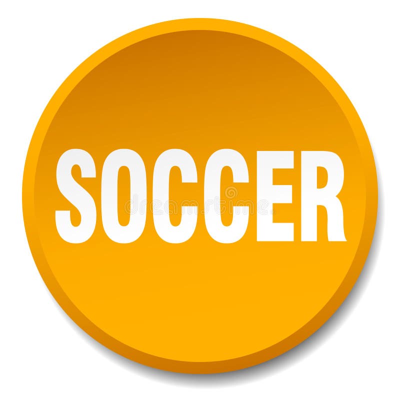 Soccer Button Set - Vector Illustration - Isolated on White Background ...