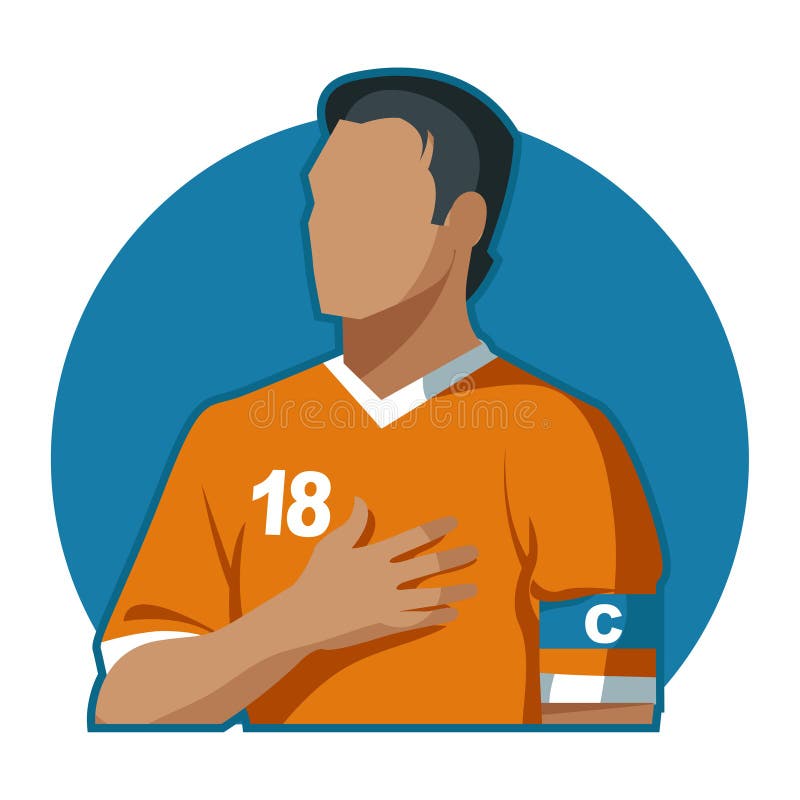 Soccer captain stock vector. Illustration of team, netherlands - 98044107