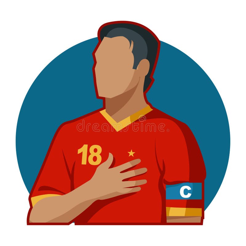 Soccer Captain stock photo. Image of joint, thumb, font - 98044384