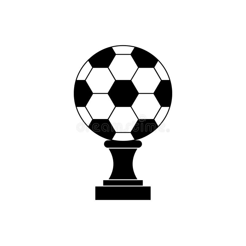 Soccer Champion Cup Icon, Black Simple Style Stock Vector ...