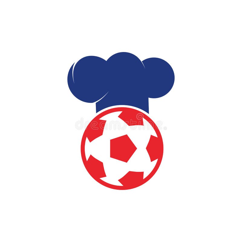 Soccer Chef Vector Logo Design. Stock Vector - Illustration of icon ...