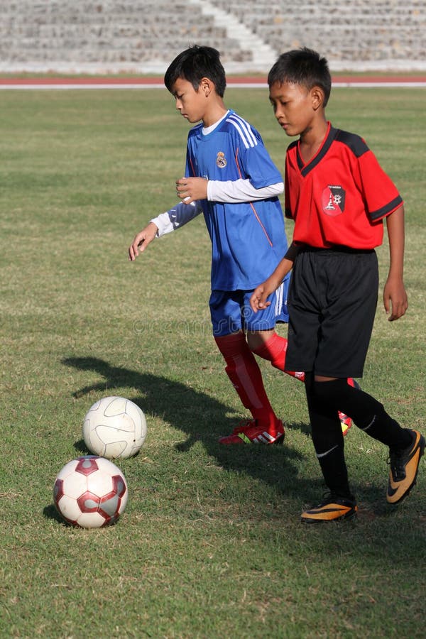 Soccer editorial photo. Image of practicing, stadium - 56432541