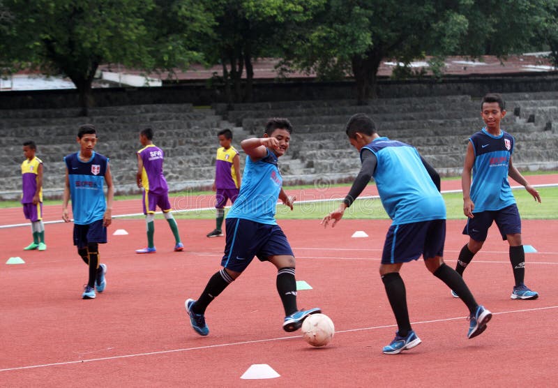 Soccer editorial image. Image of central, pallone, java - 66773410