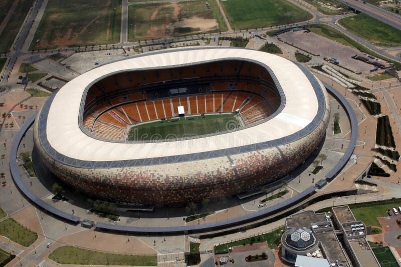 Soccer City Stadium, Soweto Editorial Stock Image - Image of champions ...