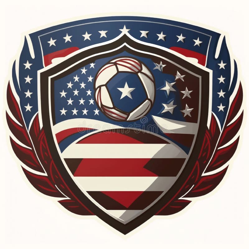 Soccer club logo design stock illustration. Illustration of emblem ...