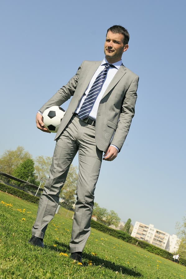 Soccer coach stock image. Image of handsome, corporate - 19365297