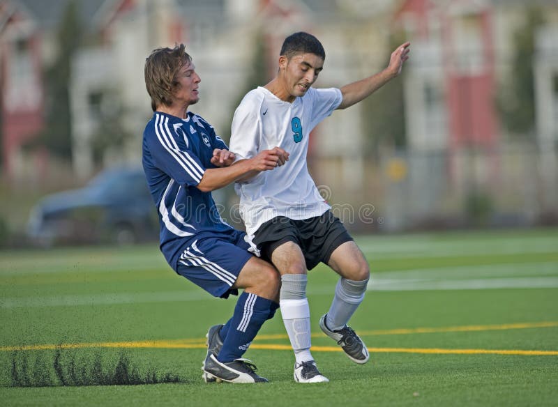 Soccer collision 4 editorial image. Image of exercise - 6652095