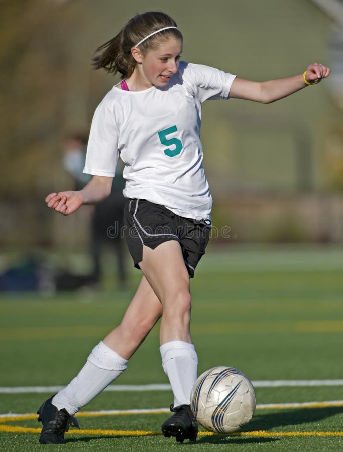 Soccer cross kick stock photo. Image of fitness, ball - 6806784