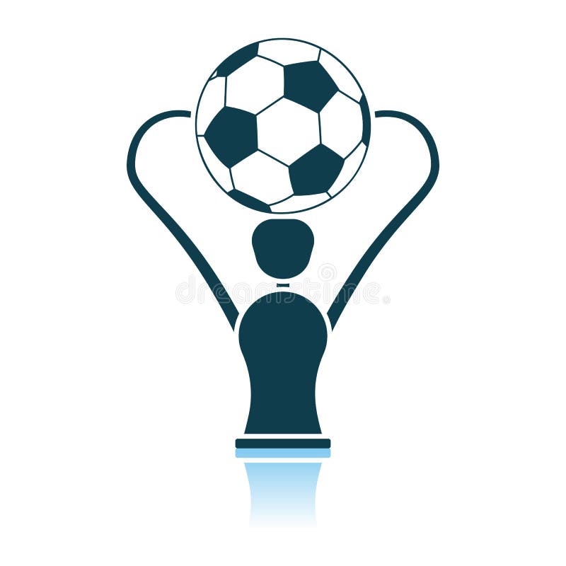 Soccer Cup Icon stock vector. Illustration of competition - 147186027