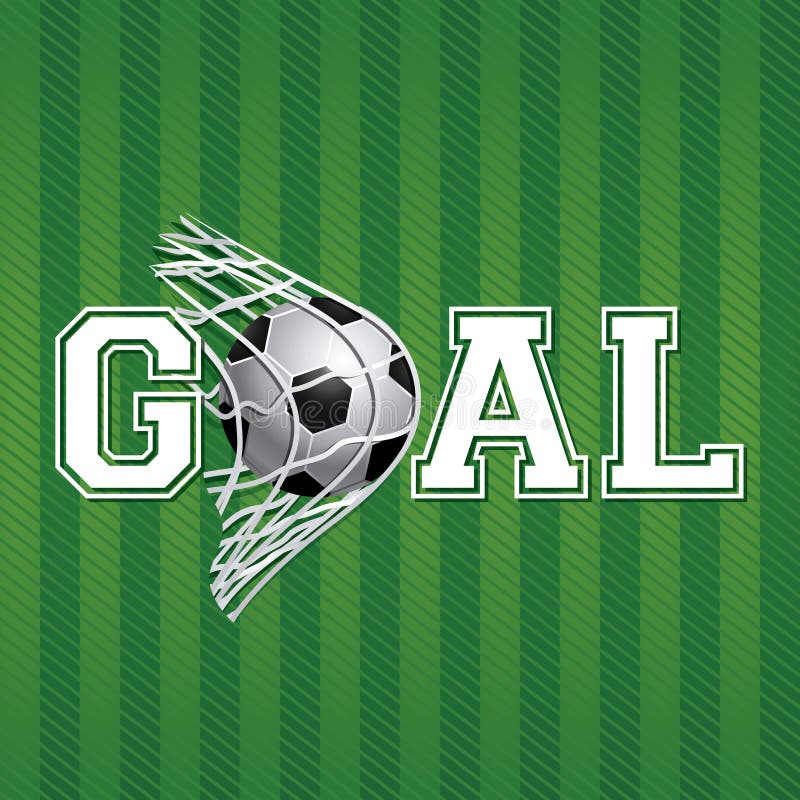 Goal Soccer Logo stock vector. Illustration of sport - 24653265