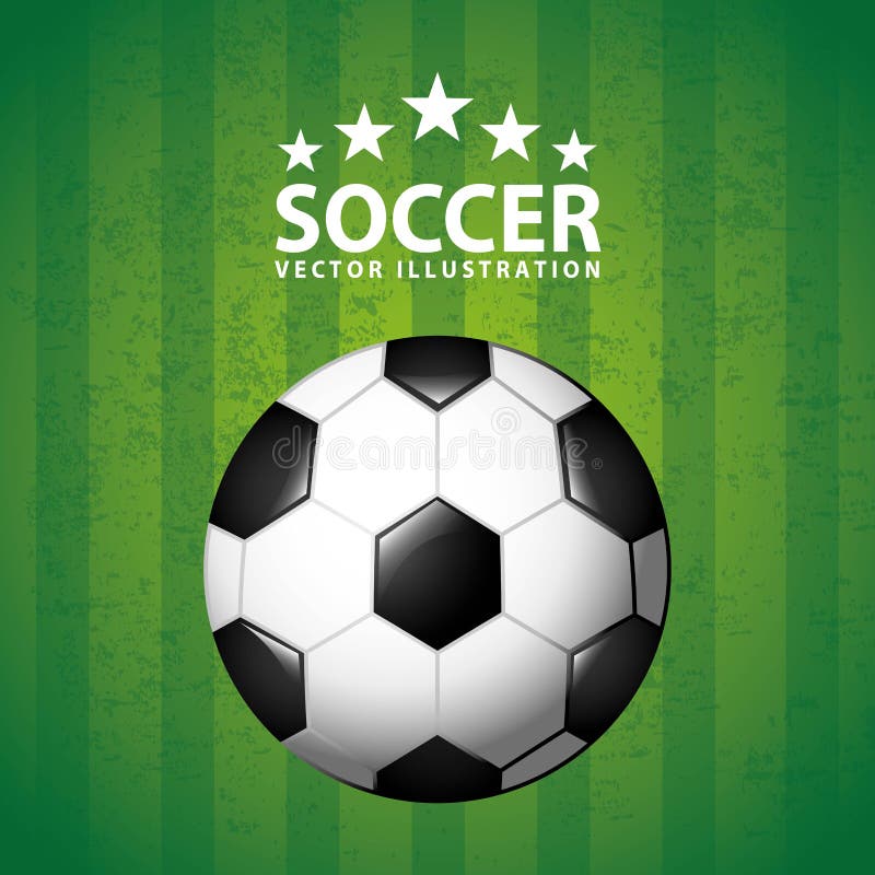 Soccer design stock vector. Illustration of realistic - 34660378