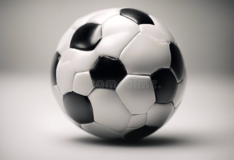 Soccer Drawing Whiteball Surface Ball White Stock Illustration ...