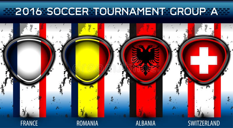 Soccer Euro Group a stock vector. Illustration of group - 65976508