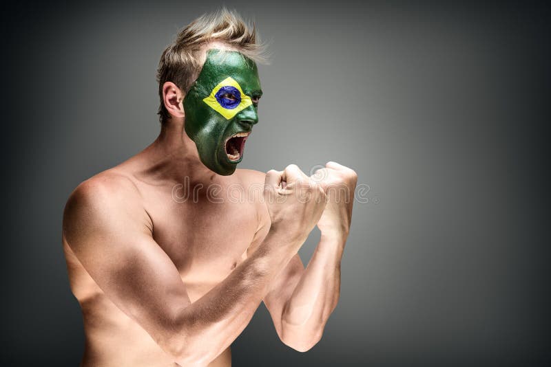 Soccer fan stock image. Image of patriotism, rugby, happy - 41008905