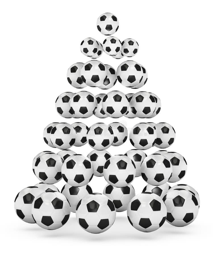 Soccer Fan S Christmas Tree Stock Illustration - Illustration of xmas ...