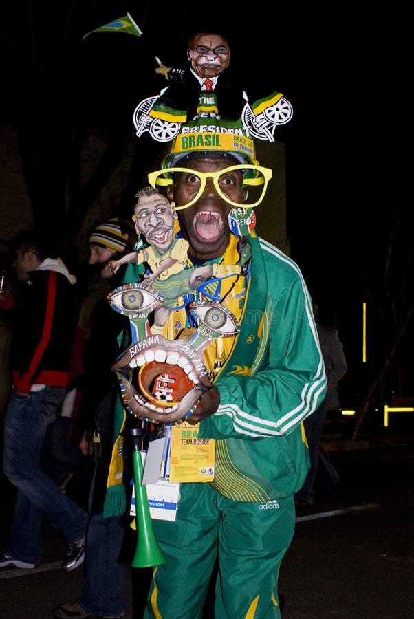 Soccer Fan - Traditional Dress Editorial Stock Photo - Image of stadium ...