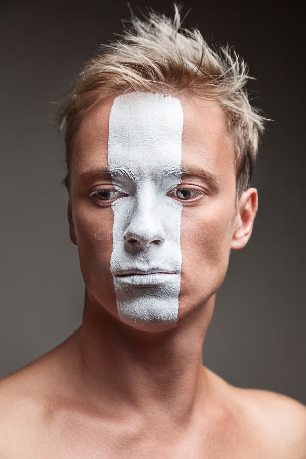 Soccer fan stock photo. Image of male, handsome, strip - 37652106