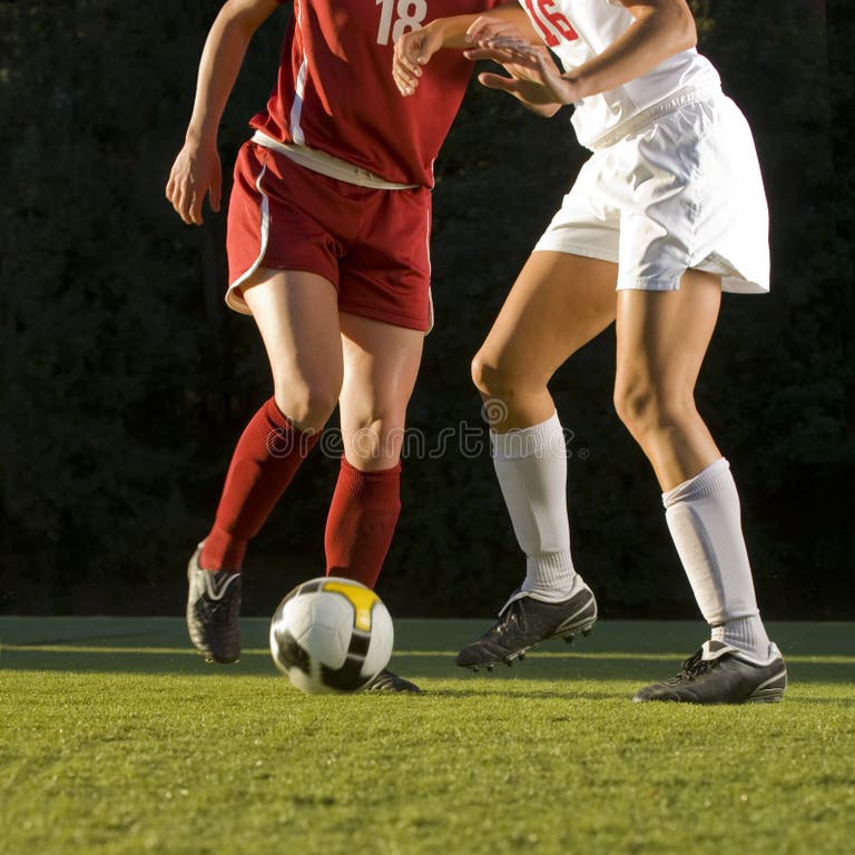 Soccer Feet & Ball stock image. Image of grass, shove - 12629229