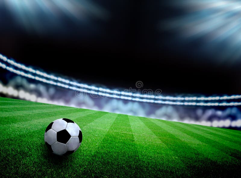 Soccer field stock illustration. Illustration of light - 47339096