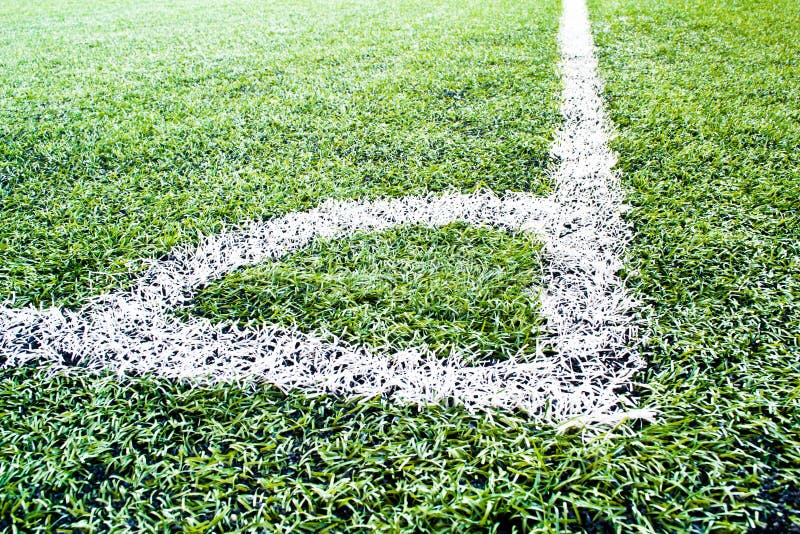 Soccer field close-ups stock image. Image of abstract - 22050953