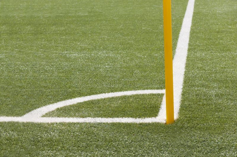 Soccer field corner stock photo. Image of corner, field - 14061746