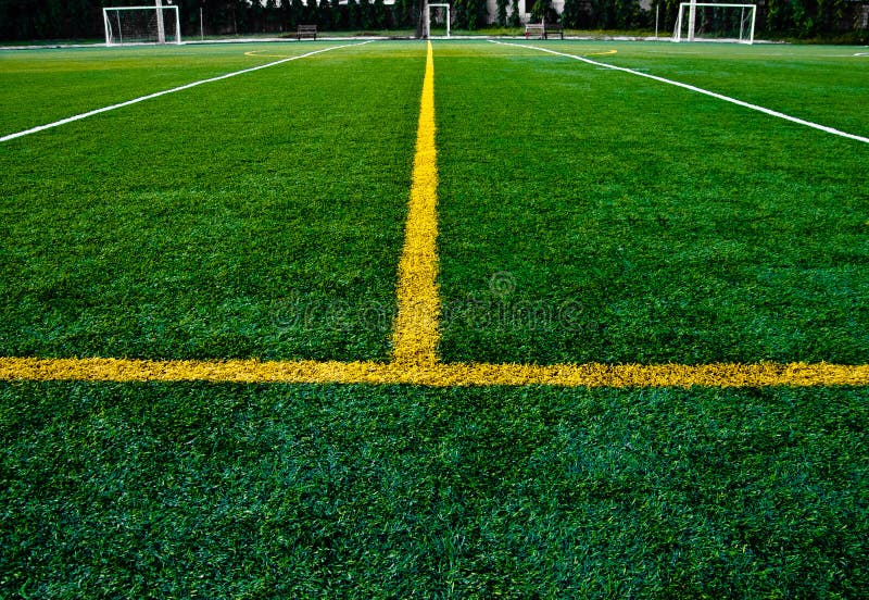Soccer field stock photo. Image of activity, green, anticipation - 50554044