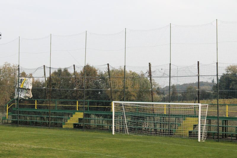 Soccer stock image. Image of sport, playground, grass - 110488833