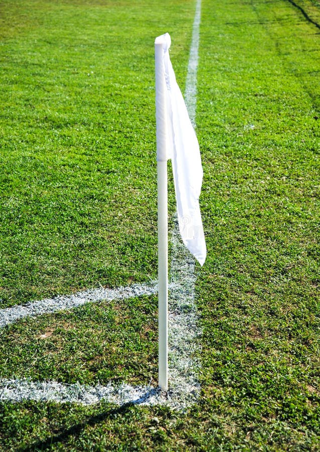 Soccer Field with Green Grass, Sport Theme Stock Image - Image of ...