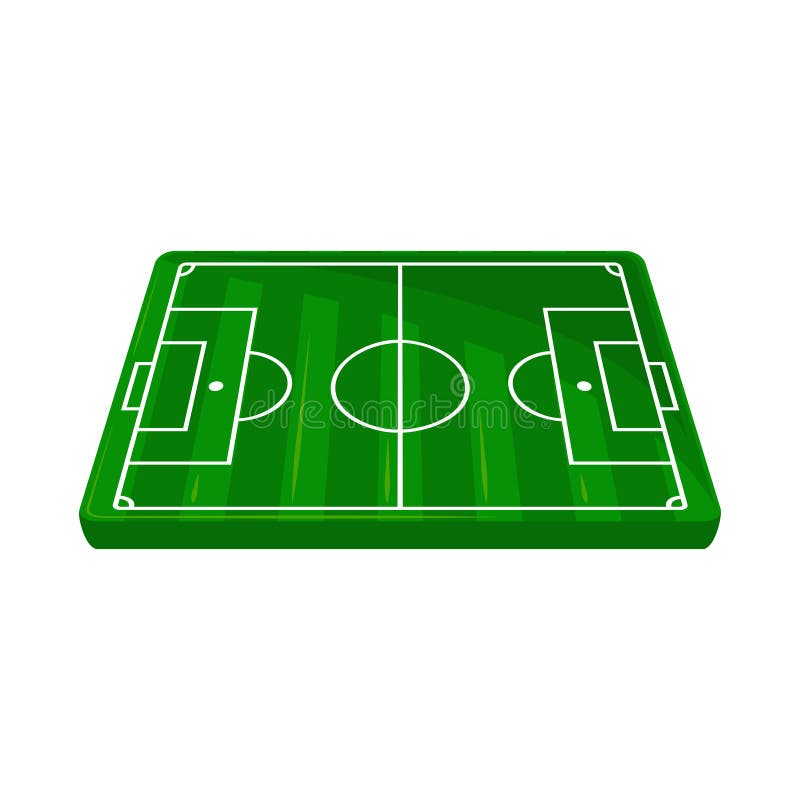 Soccer Field Layout Flat Icon Stock Illustrations – 223 Soccer Field ...